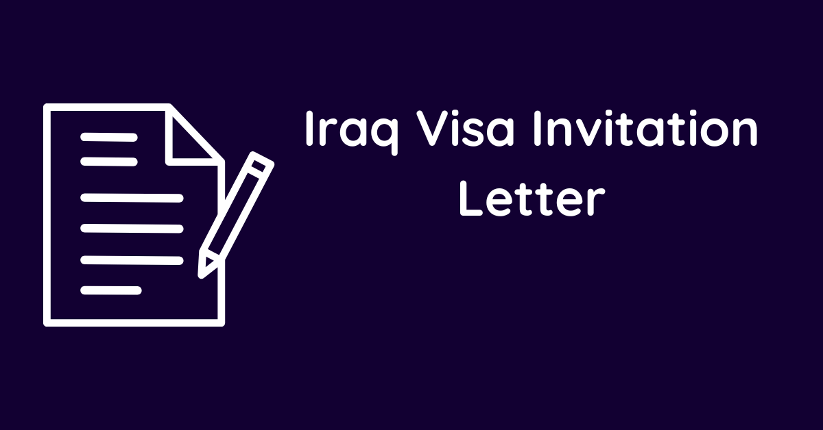 Iraq Visa Invitation Letter